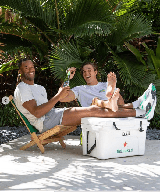 Heineken use Tyler Cameron @heineken_us #alcoholad – Drinkawaste