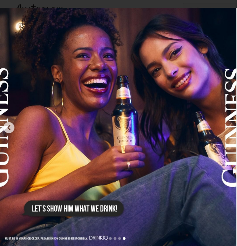 “Let’s show him what we drink” Guinness #alcoholad – Drinkawaste